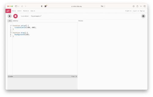 Processingでつくった作品をwebブラウザで表示する さとやまノート