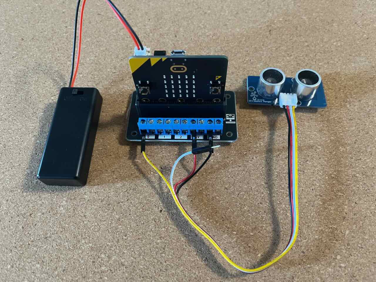 マイクロビットを使ってみる 〜Grove超音波距離センサ | さとやまノート